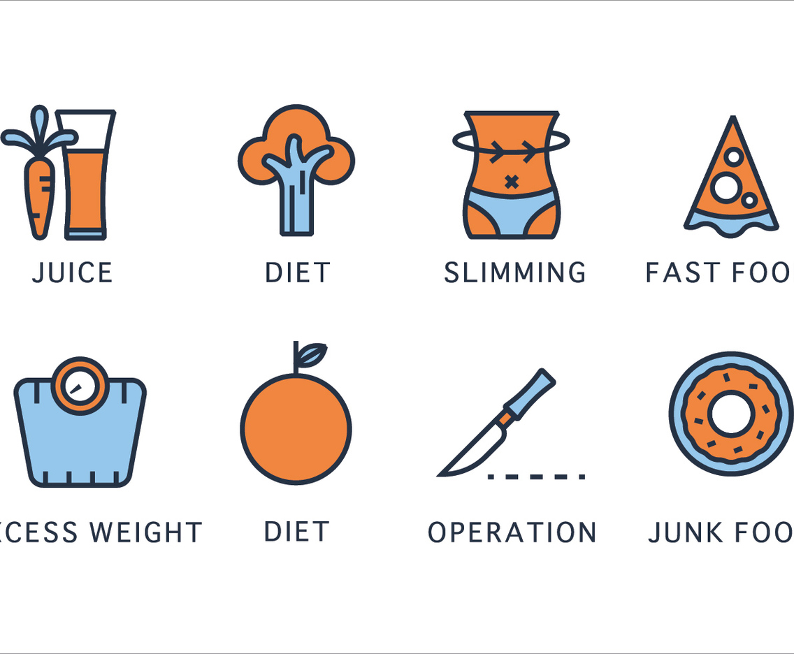 Slimming Icons Vector Art & Graphics | freevector.com