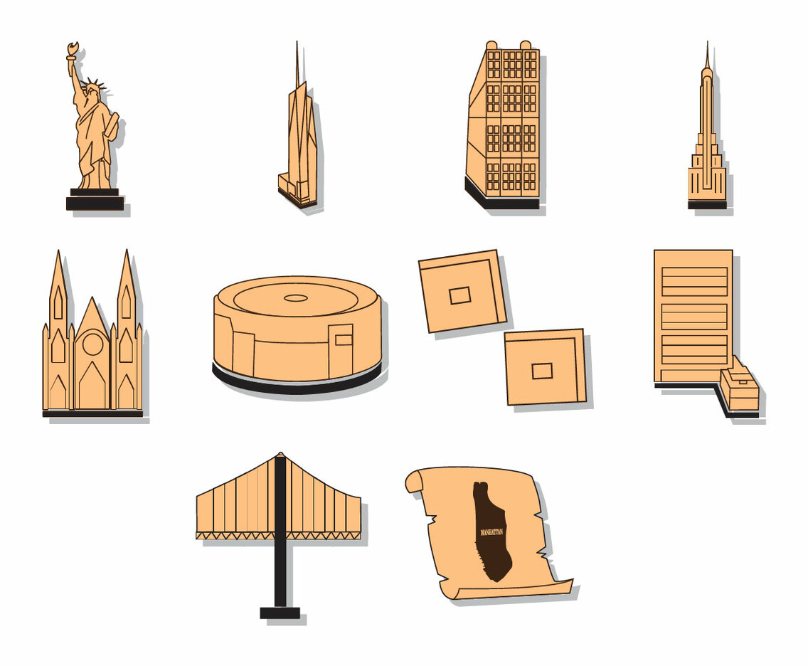 Free Manhattan Map Illustration Vector Vector Art & Graphics ...