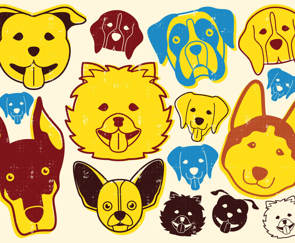 Dogs Icon Vector Art & Graphics | freevector.com