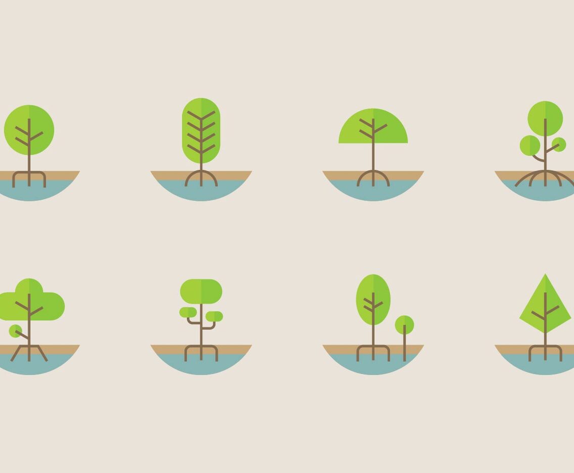 Mangrove Icon Vector Art & Graphics | freevector.com