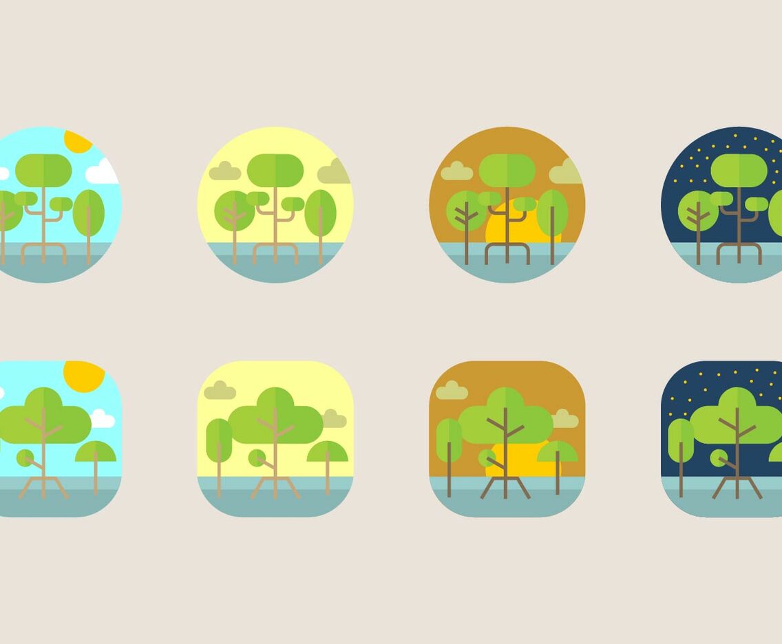 Mangrove Icon Vector Art & Graphics | freevector.com