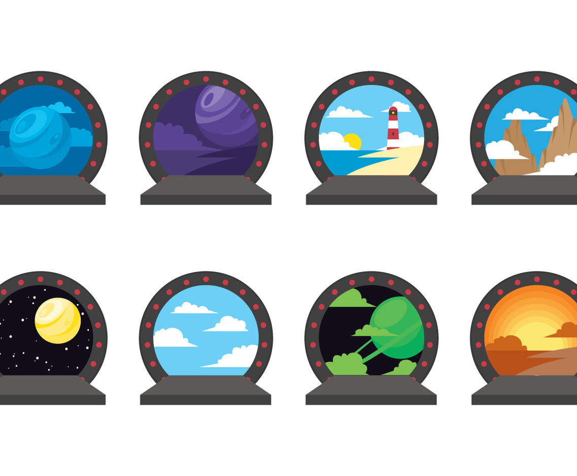 Portal Illustration Vector Art & Graphics | freevector.com