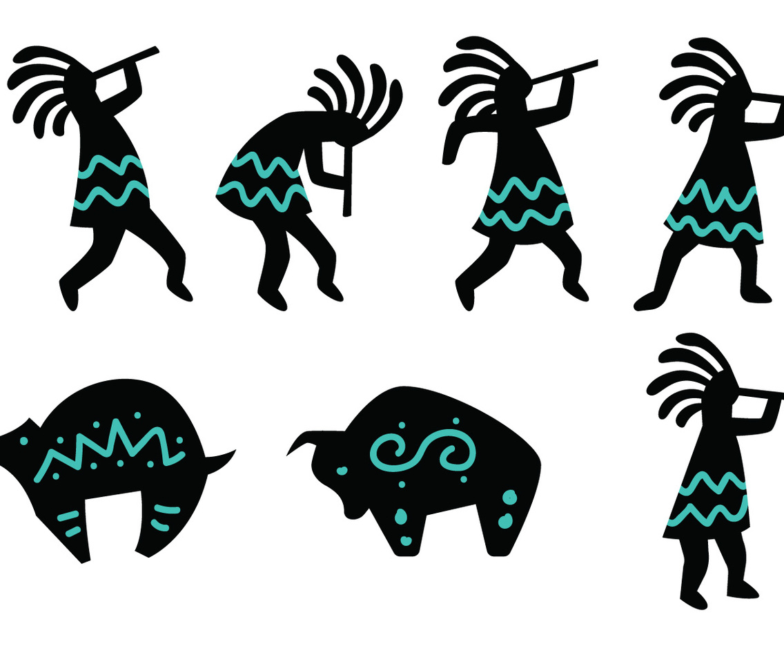 Kokopelli Figure Vector Art & Graphics | freevector.com