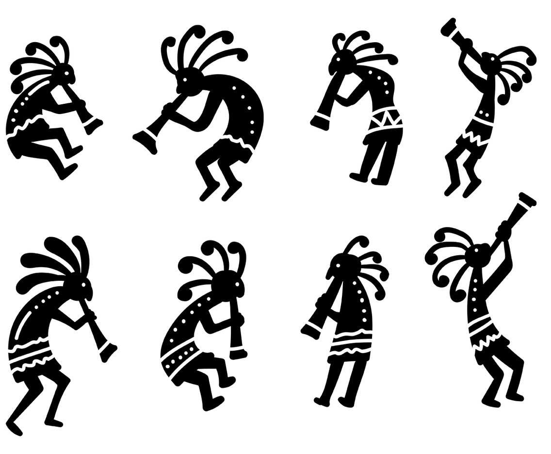 Kokopelli Vector Vector Art & Graphics | freevector.com