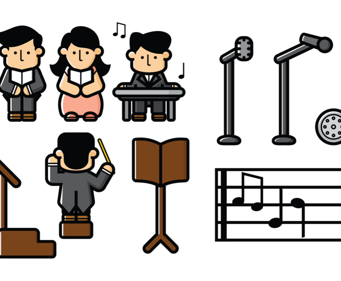 Choir Vector Vector Art & Graphics | freevector.com