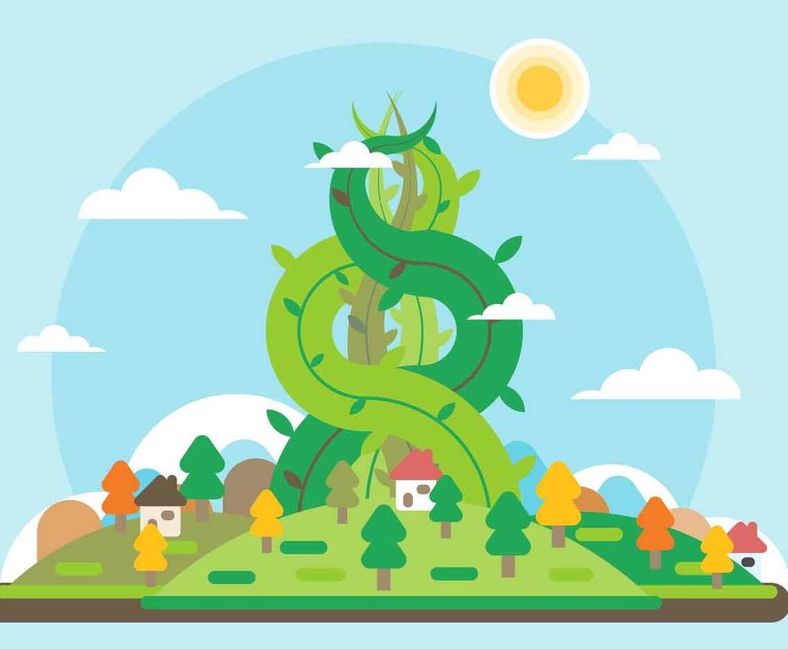 Free Beanstalk Vector Vector Art & Graphics | freevector.com