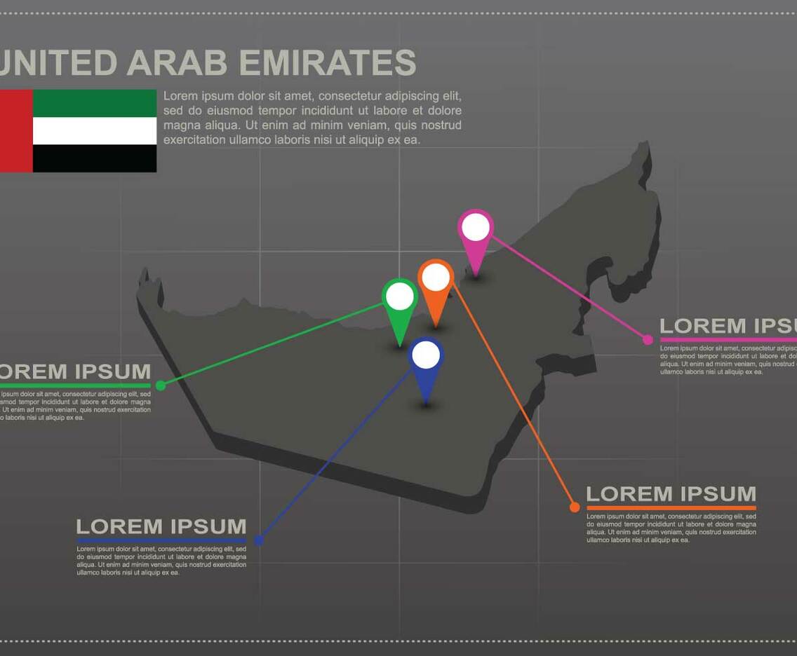 Free Uae Map Illustration Vector Art & Graphics | freevector.com