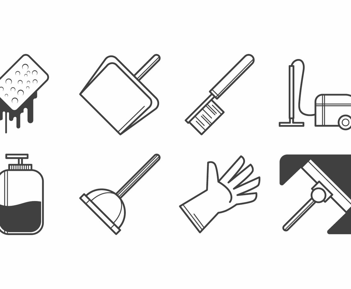 Free Cleaning Icon Vector Vector Art & Graphics | freevector.com