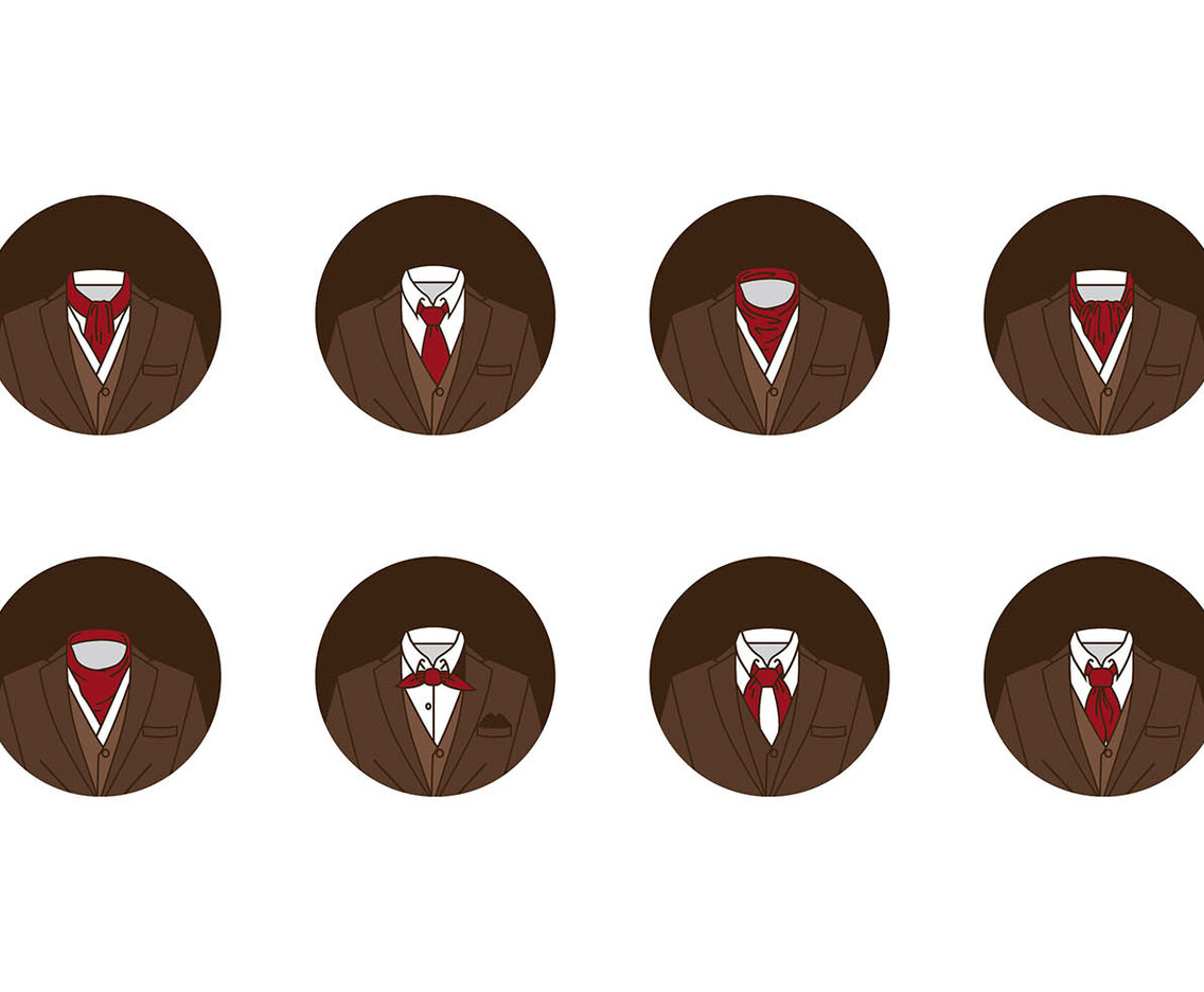 Cravat Vector Vector Art & Graphics | freevector.com