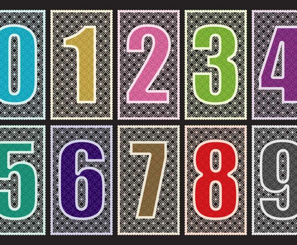 Laser Cut Numbers Vector Art & Graphics | freevector.com