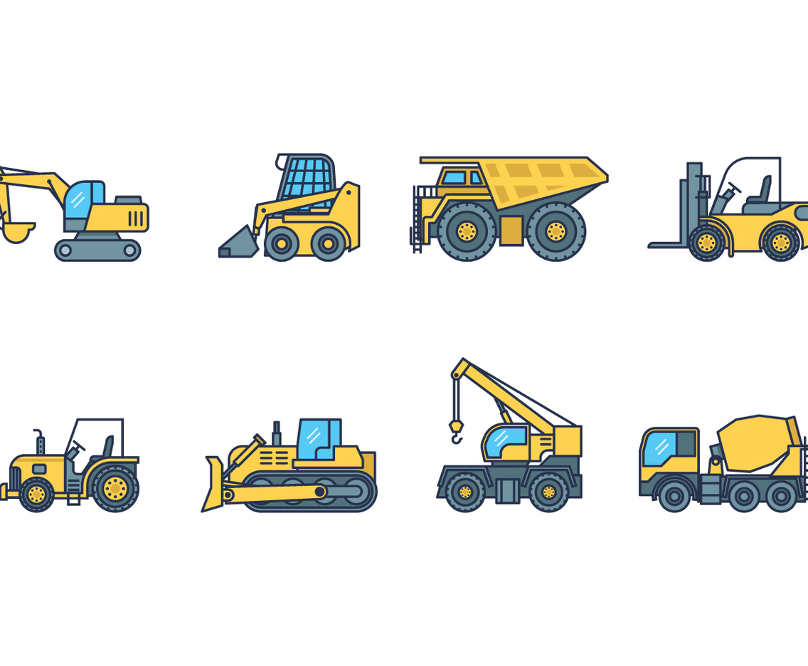 Free Heavy Machinery Icon Vector Art & Graphics | freevector.com