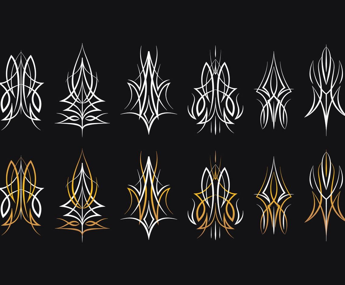 Pinstripes Design Collection Vector Art & Graphics | freevector.com