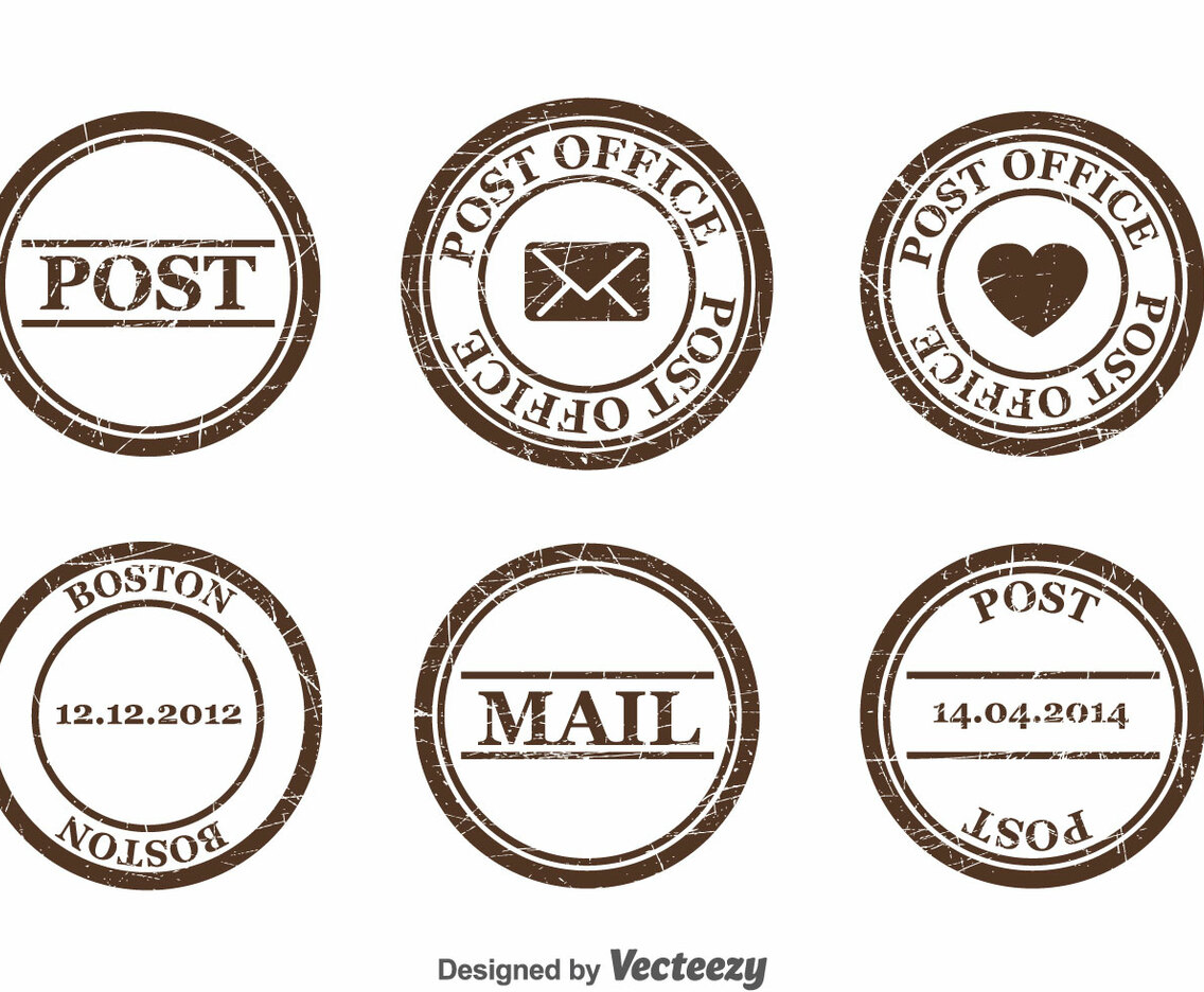Postage Stamp Vector Vector Art & Graphics | freevector.com