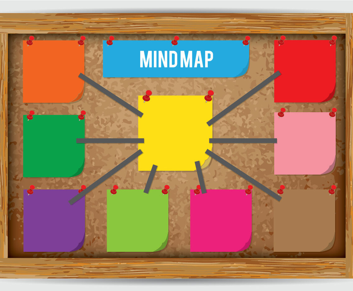 Mind Map Vector Vector Art & Graphics | freevector.com