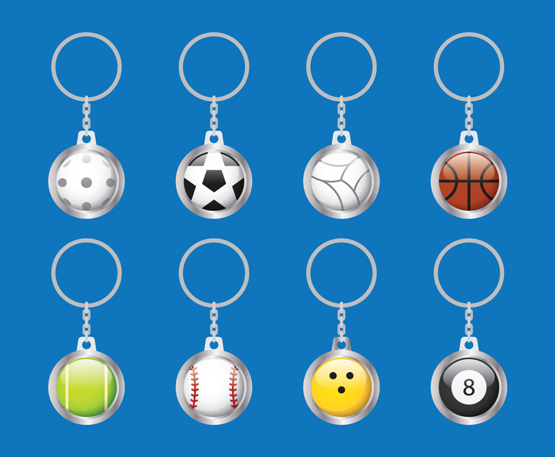 Key Chains Ball Vector Art & Graphics | freevector.com