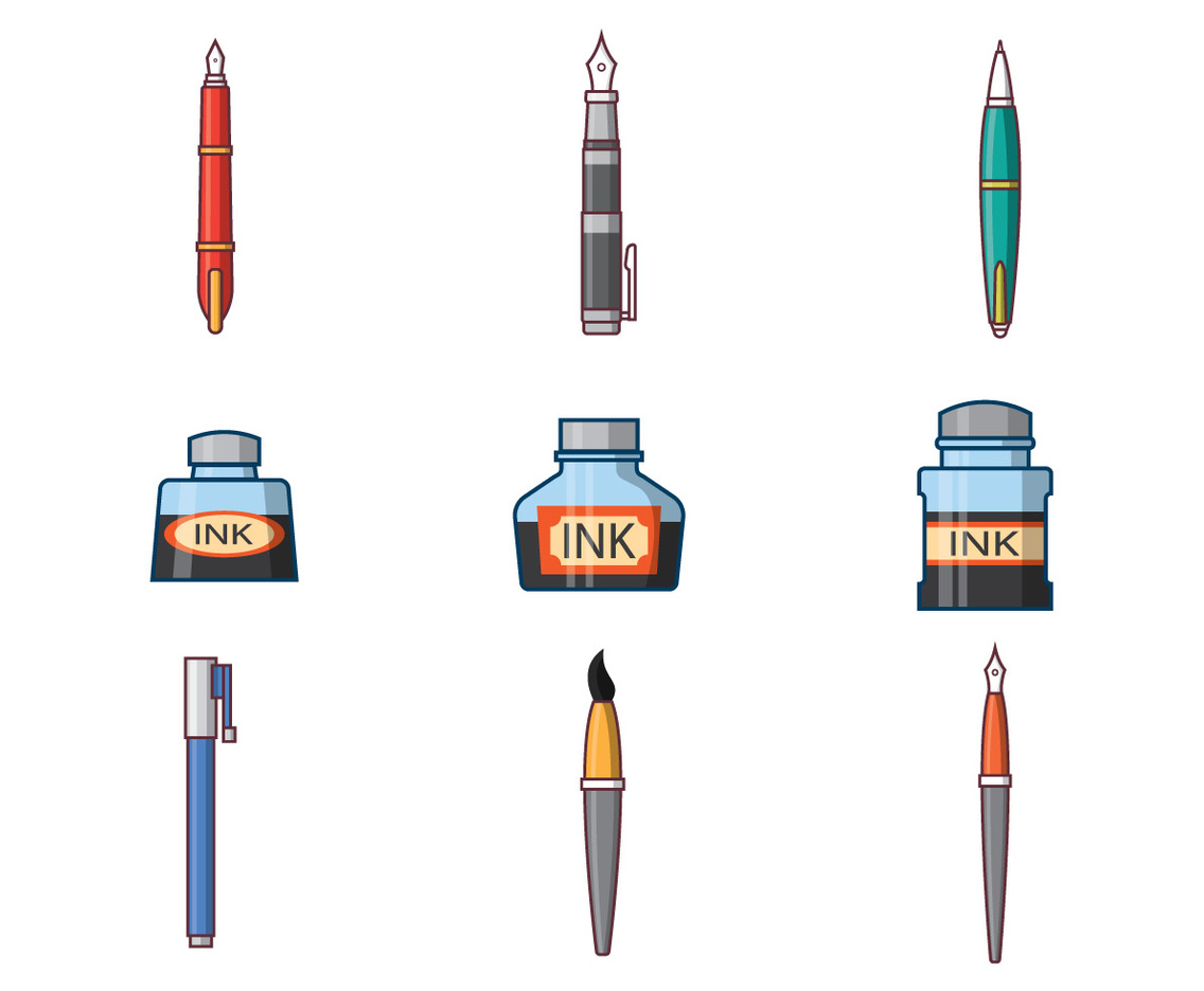 Free Ink Pen Vector Vector Art & Graphics | freevector.com