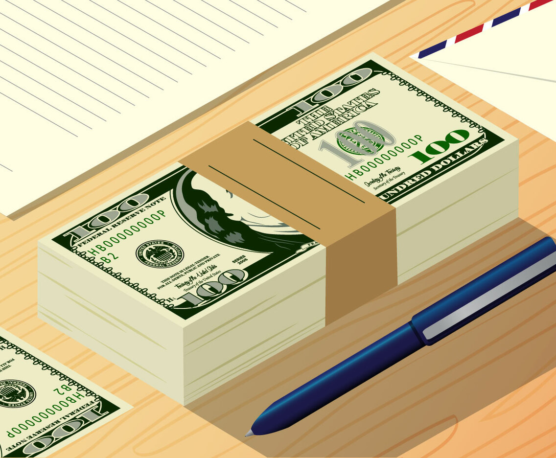 A Bundle Of 100 Dollar Vector Art & Graphics | freevector.com