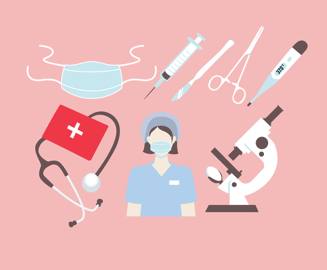 Nurse Equipment Vector Vector Art & Graphics | freevector.com