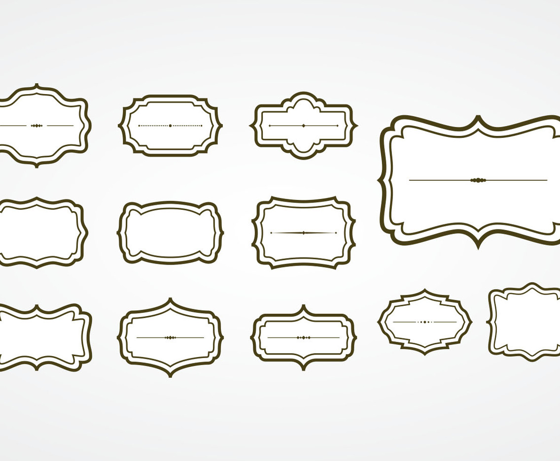 Vintage Cartouche Frames Vector Art & Graphics | freevector.com