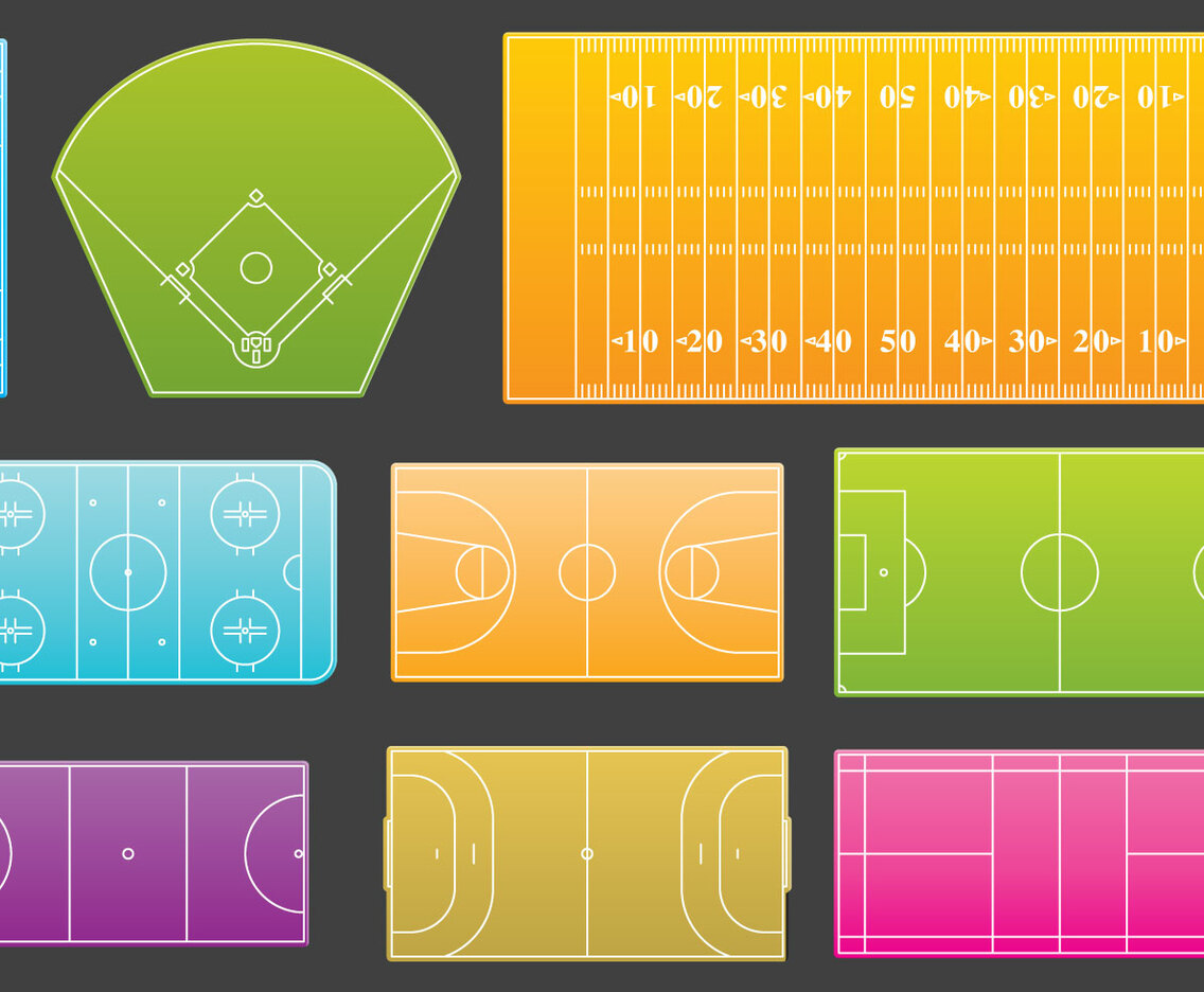 Courts Line Icons Vector Art & Graphics | freevector.com