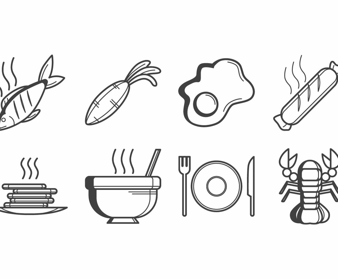 Free Food Icon Vector Vector Art & Graphics | freevector.com