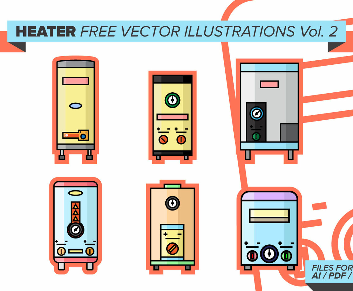 Heater Free Vector Illustrations Vol. 2 Vector Art & Graphics ...