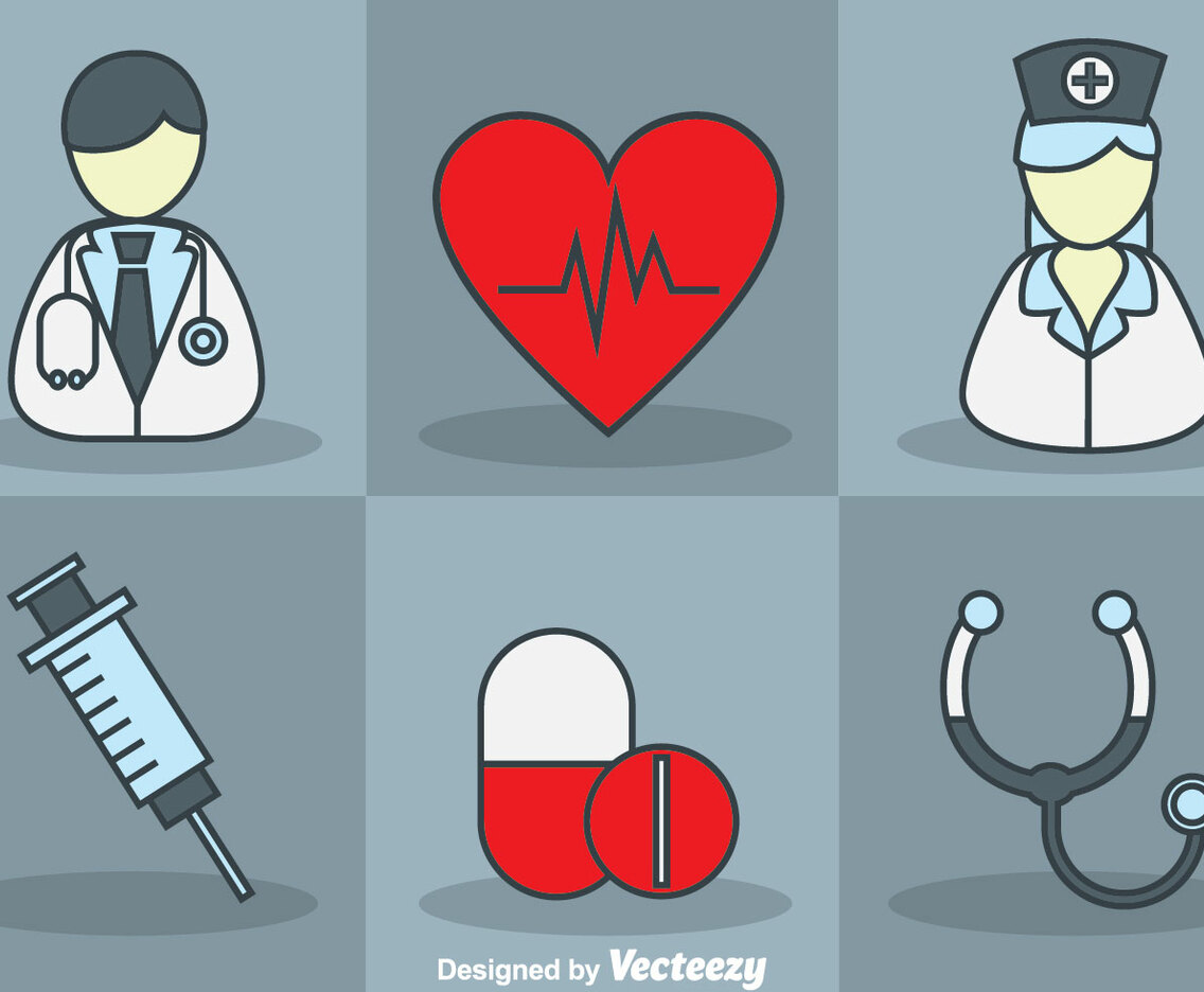 Doctor And Nurse Vector Set Vector Art & Graphics | freevector.com