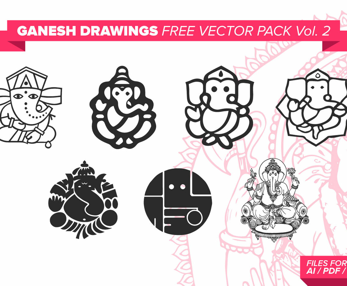 Ganesh Free Vector Pack Vol. 2 Vector Art & Graphics | freevector.com