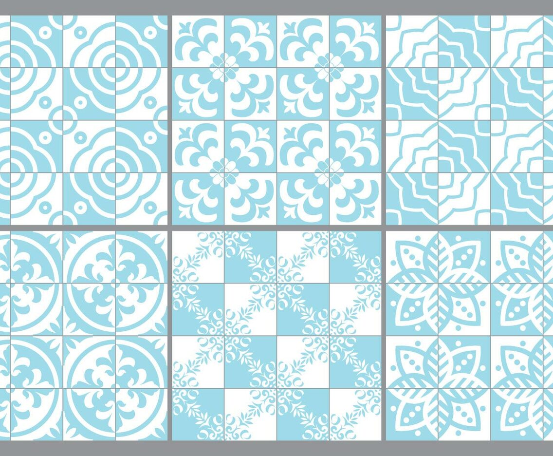 Blue Portuguese Tiles Vector Art & Graphics | freevector.com