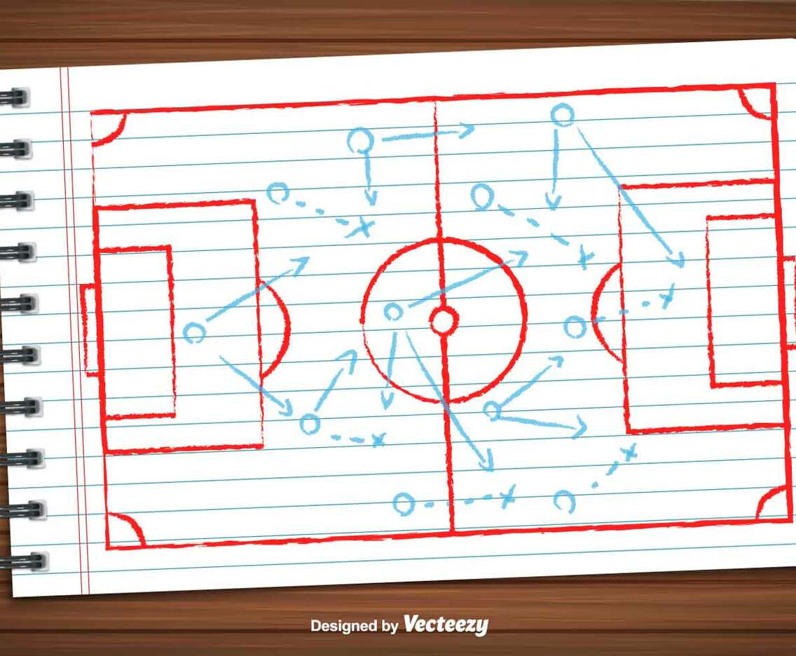 Vector Of Football Plan Vector Art & Graphics | freevector.com