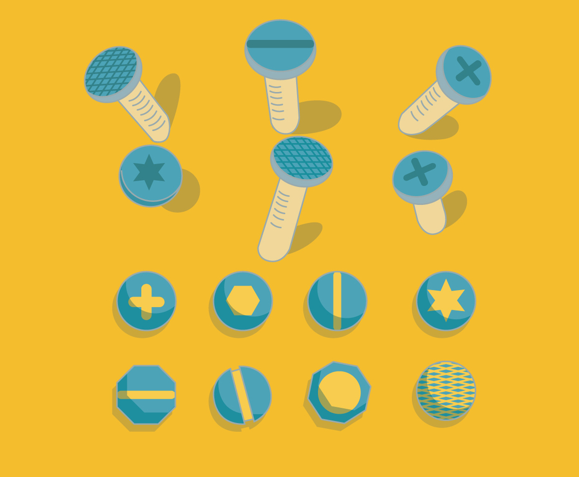 Nail Head Vector Vector Art & Graphics | freevector.com