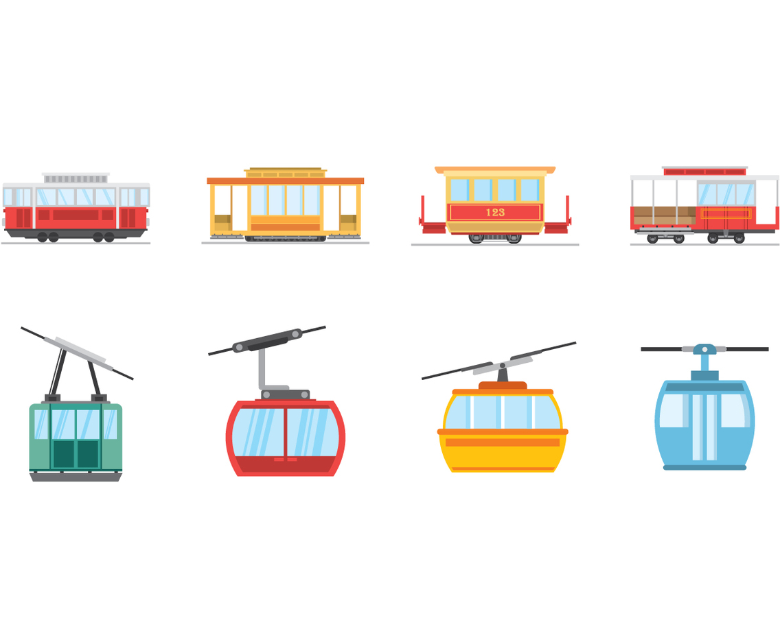 Free Cable Car Vectors Vector Art & Graphics | freevector.com