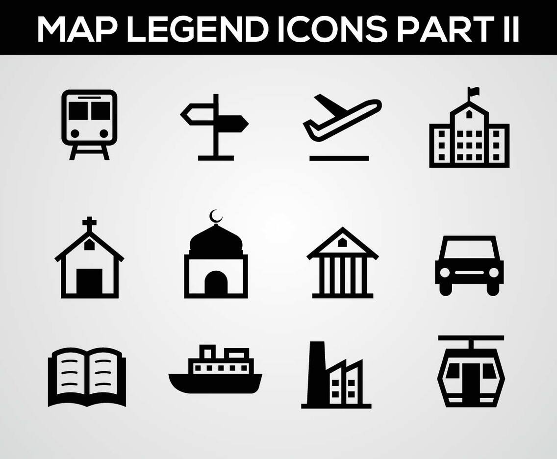 Free Map Legend Part Ii Vector Vector Art & Graphics | freevector.com
