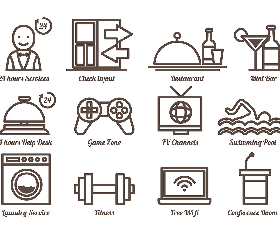 Free Concierge Icons Vector Vector Art & Graphics | freevector.com