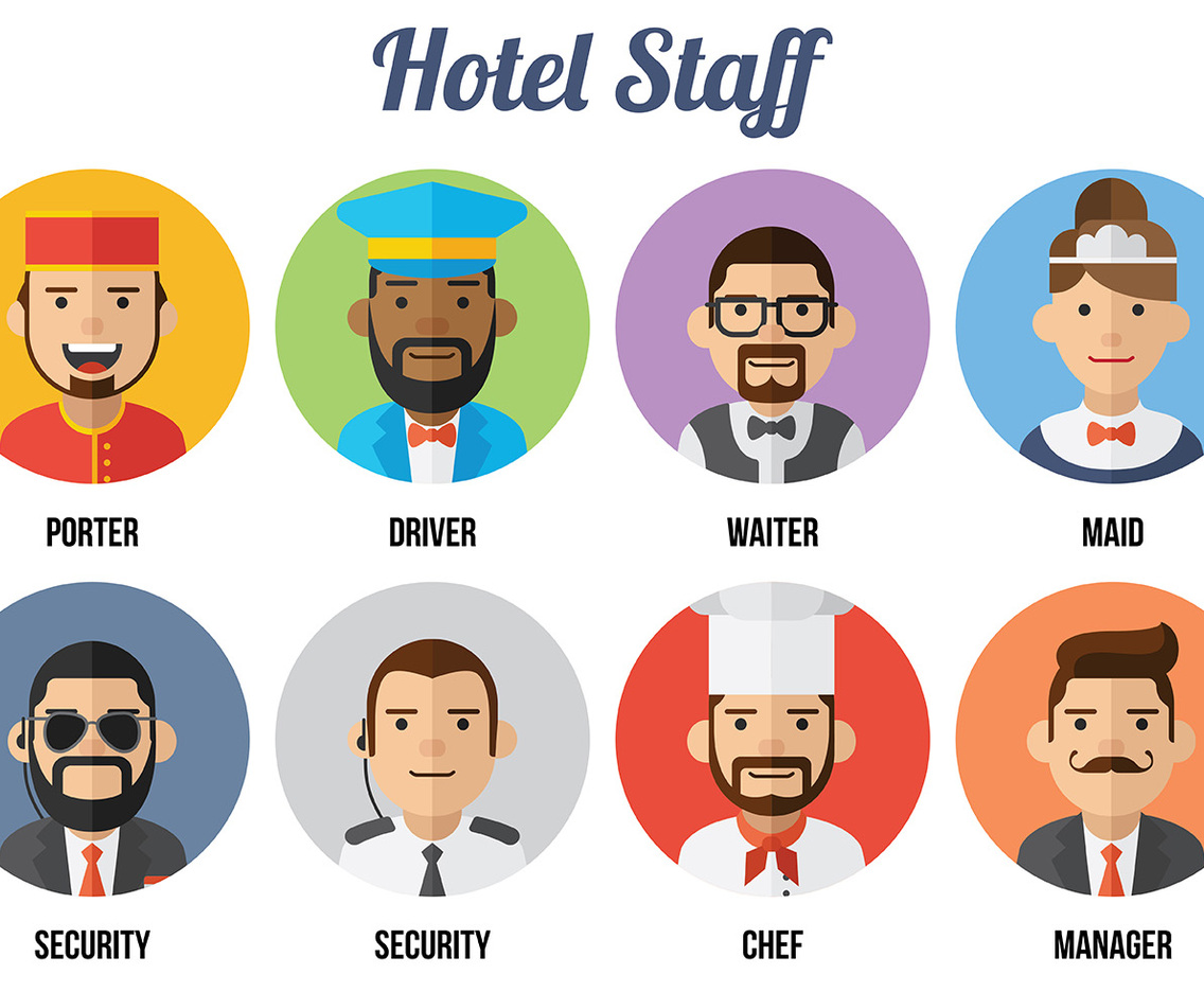 Free Concierge Icons Vector Vector Art & Graphics | freevector.com