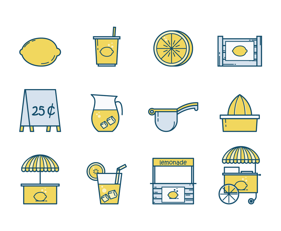 Free Lemonade Stand Vector Vector Art & Graphics | freevector.com