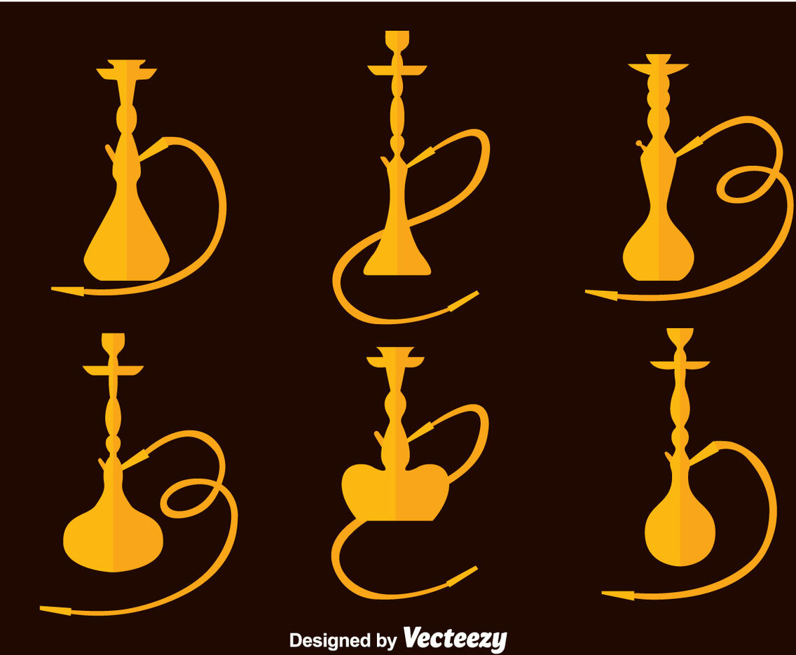 Hookah Collection Vector Vector Art & Graphics | freevector.com