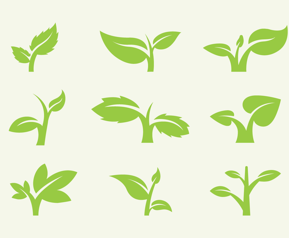 Leaf Icon Vectors Vector Art & Graphics | freevector.com