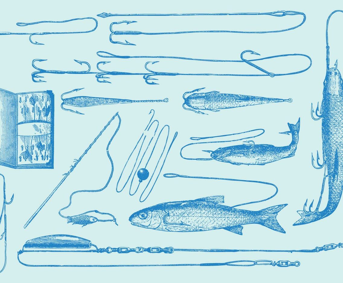 Fishing Tools And Items Vector Art & Graphics | freevector.com