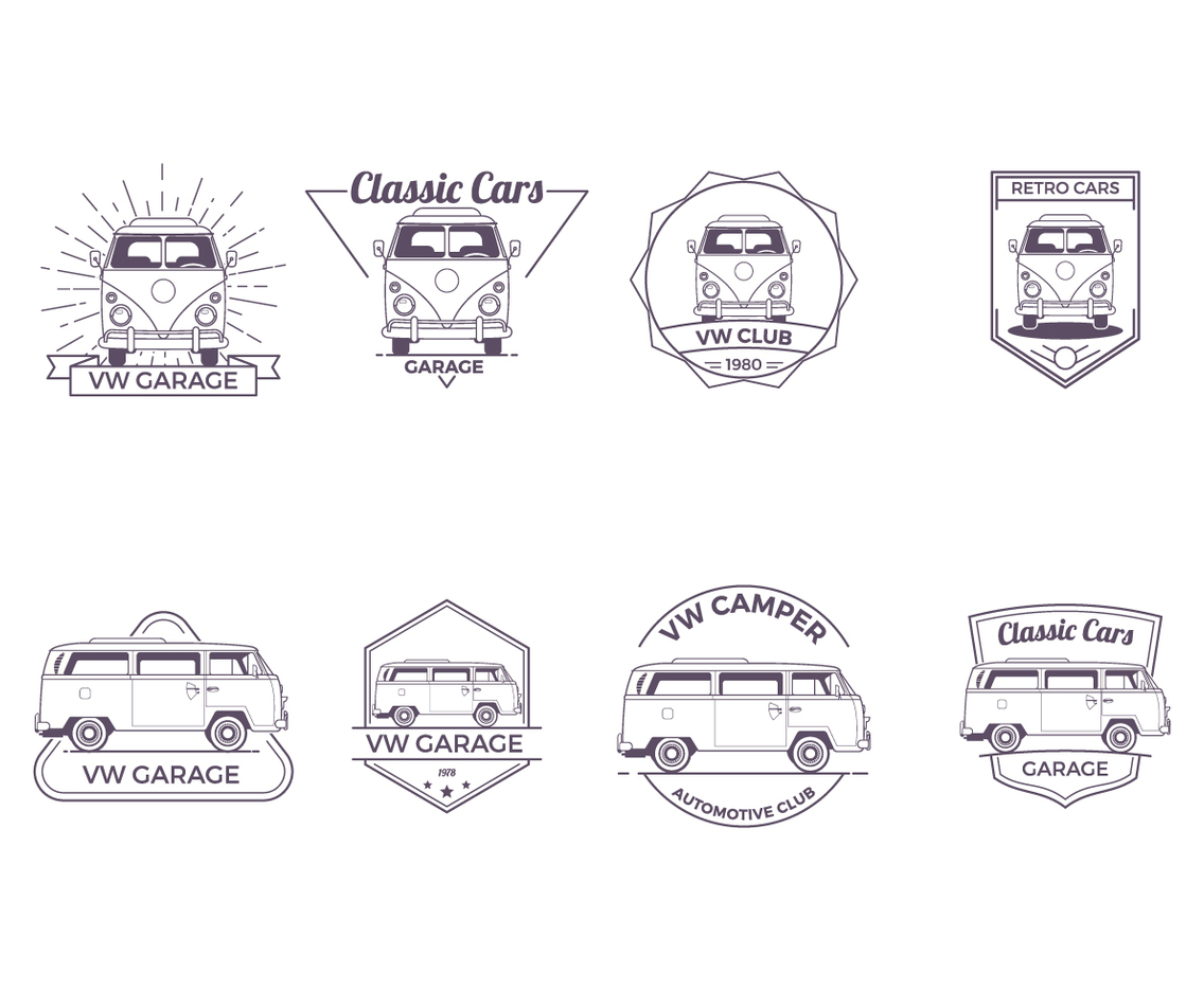 Free Vw Camper Badge Vector Vector Art & Graphics | freevector.com