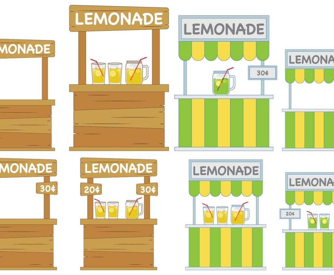 Lemonade Stand Vector Art & Graphics | freevector.com