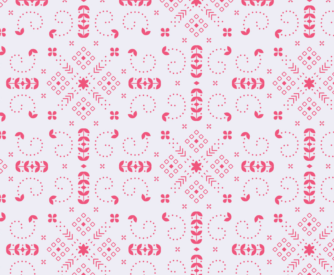 Decorative Floral Red Pattern Vector Art & Graphics | freevector.com