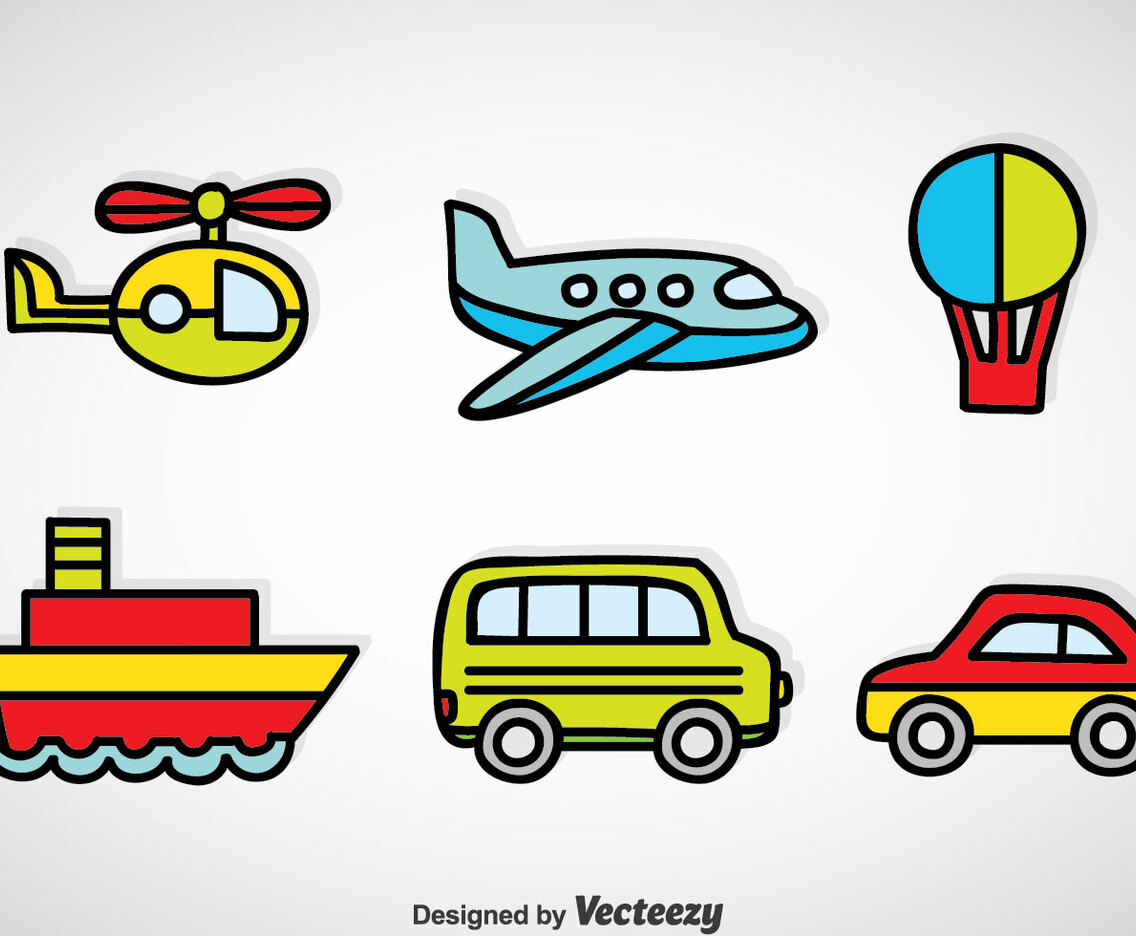 Transportation Vehicle Cartoon Vector Vector Art & Graphics ...