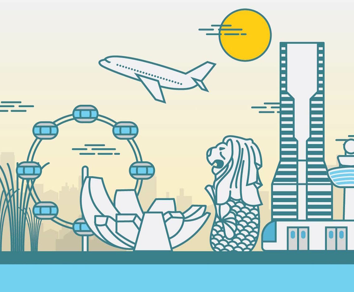 Merlion Landmark Vector Art & Graphics | freevector.com