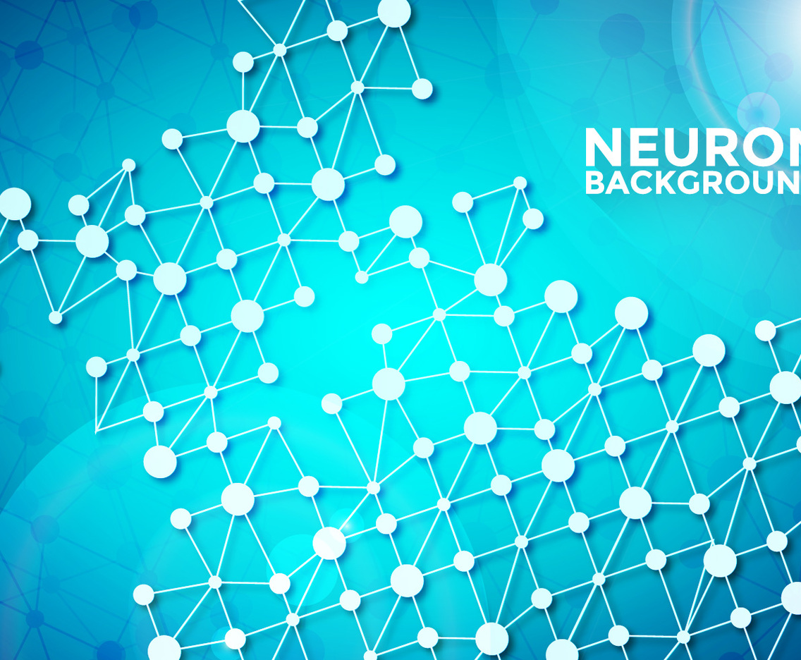 Neuron Background Vector Template Vector Art & Graphics | freevector.com