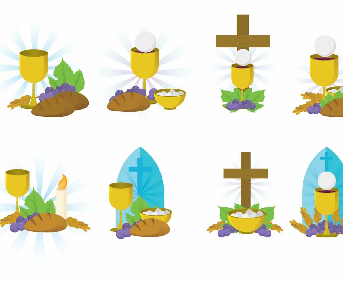 Eucharist Vector Set Vector Art & Graphics | freevector.com