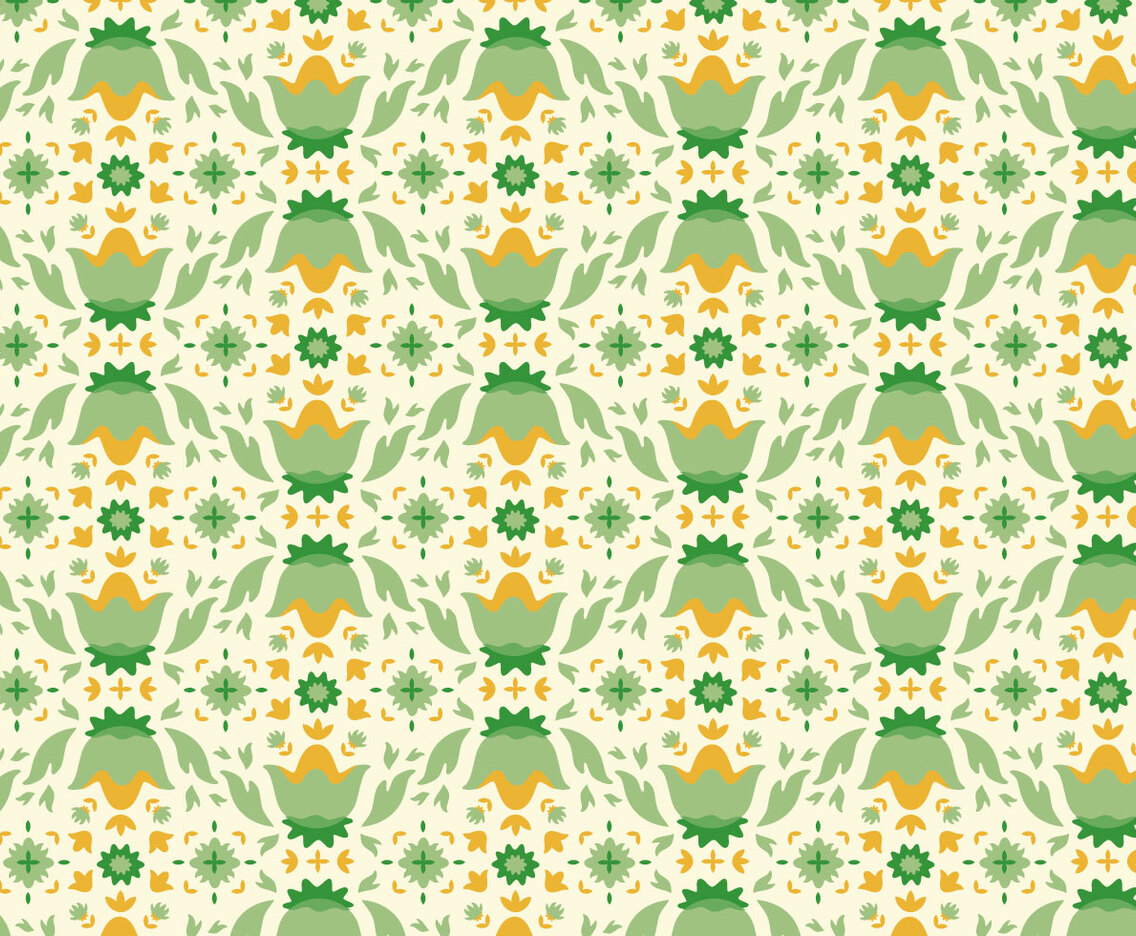 Flower Decorative Pattern Vector Art & Graphics | freevector.com
