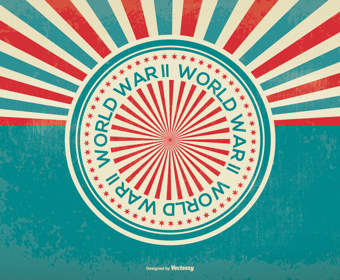 Retro Style World War 2 Background Vector Art & Graphics | freevector.com