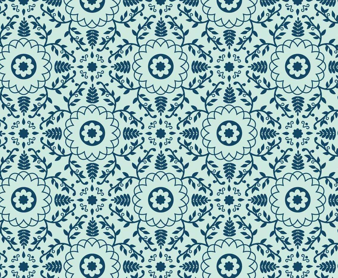 Floral Tiling Pattern Vector Art & Graphics | freevector.com