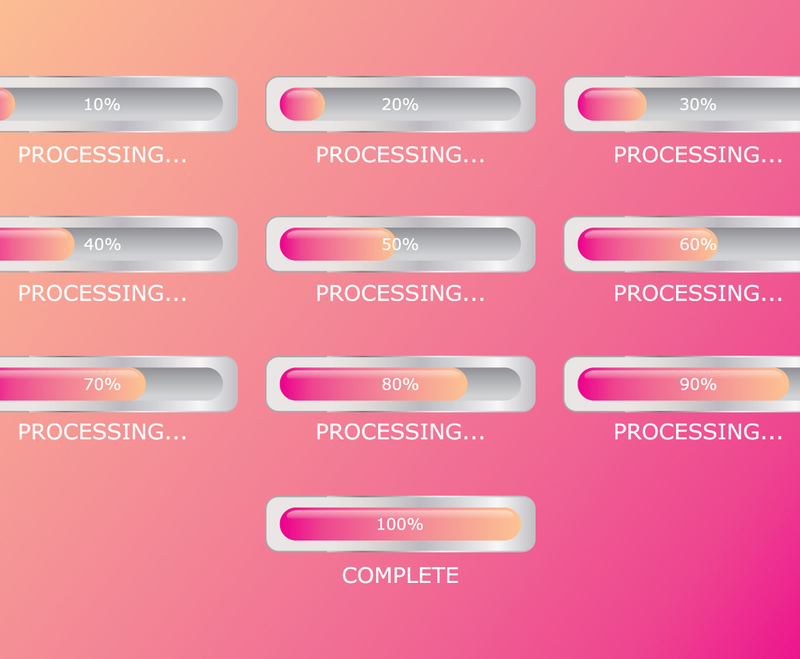 Preloader Bar Vector Art & Graphics | freevector.com